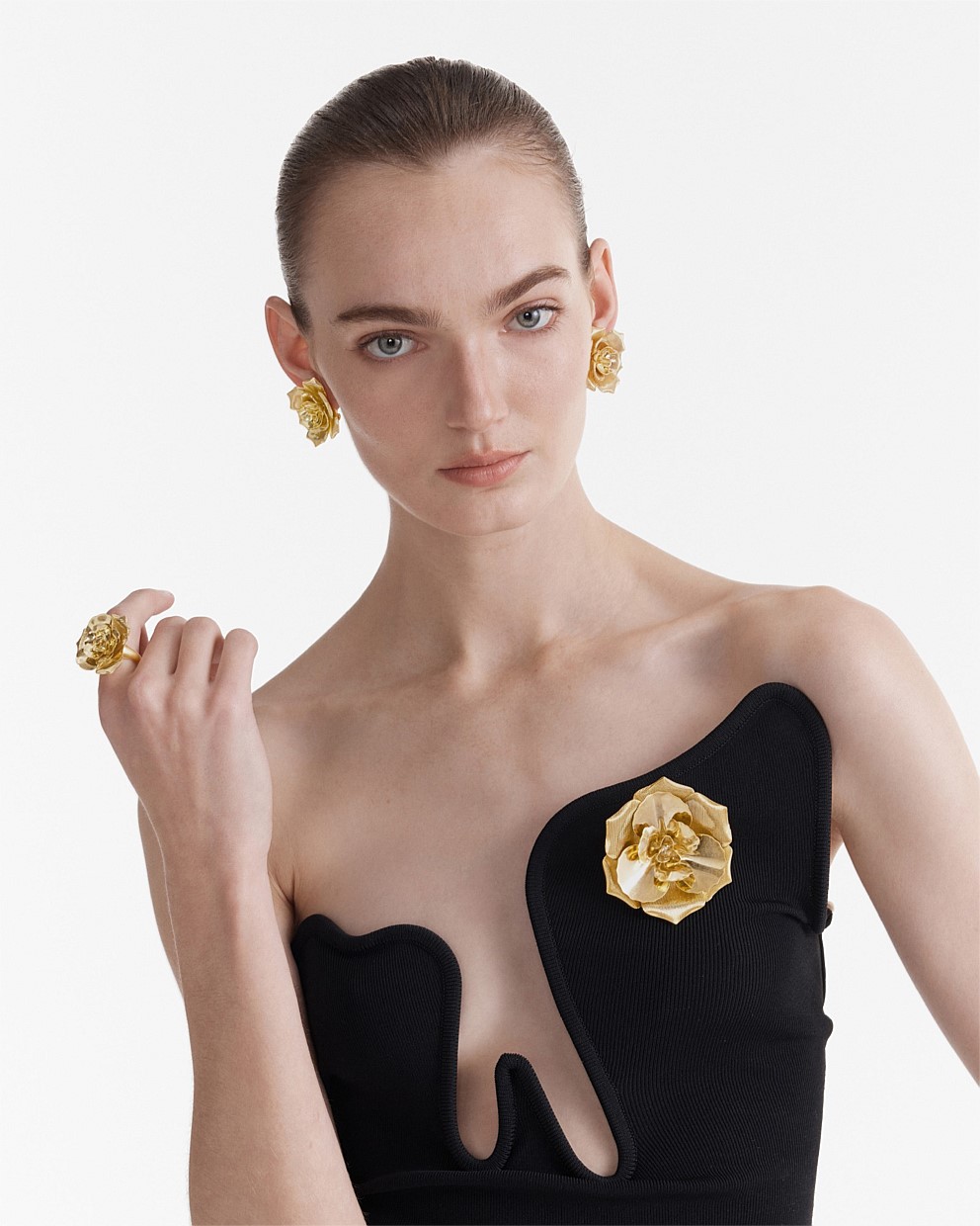 Gold La Vie En Rose Brooch Brooches Mimco
